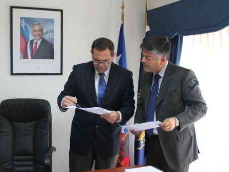 Alcalde de Limache Daniel Morales se reunió con el nuevo Gobernador César Molina