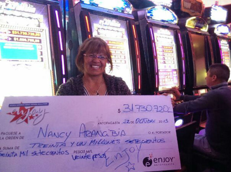 Una mujer ganó más de $31 millones en el casino de Antofagasta