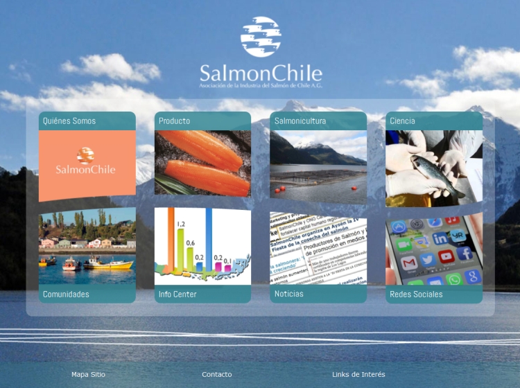 SalmonChile lanzó su nuevo sitio web