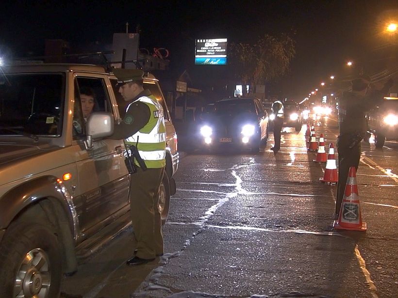 Operativo nocturno en La Araucanía dejó 48 detenidos