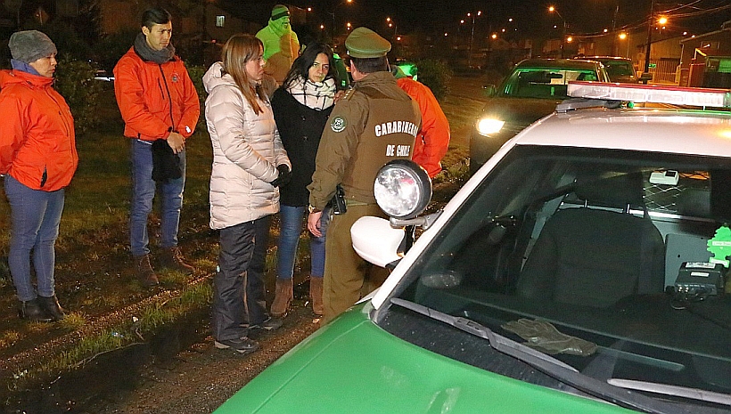 Seis detenidos deja un operativo nocturno de fiscalización en Puerto Montt