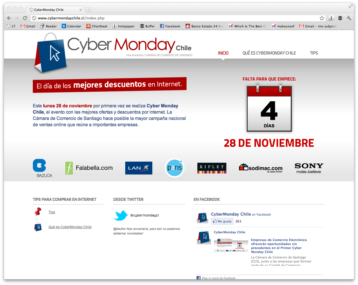 Chile tendrá su primer "Cyber Monday" con inéditas ofertas online