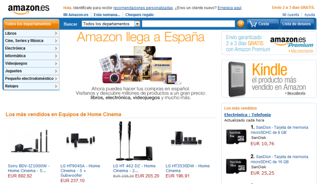 Amazon llegará a Chile en el 2013
