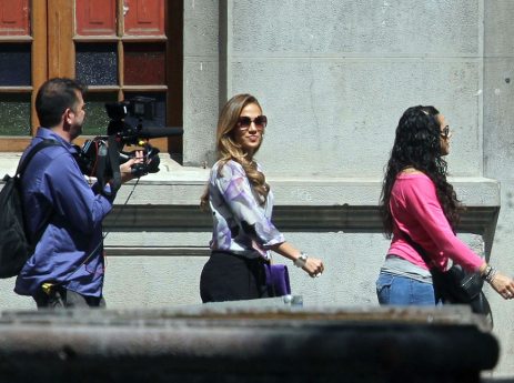 Se vio a Jennifer López por el barrio Concha y Toro