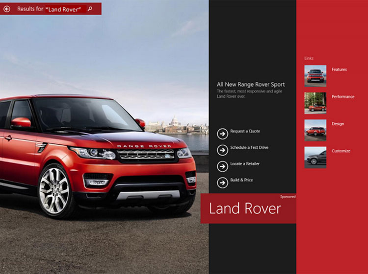 Bing incluyó anuncios en los resultados de búsqueda