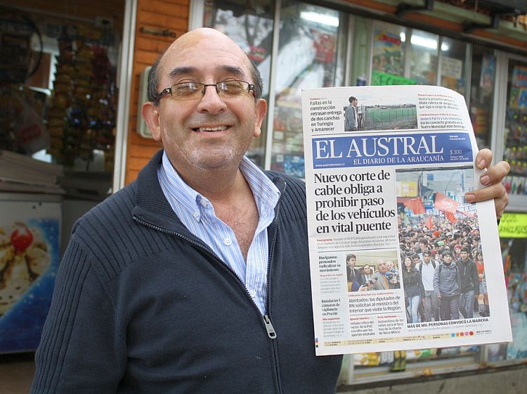 Isaac Fierro, el suplementero de Imperial que cumplió 45 años vendiendo ...