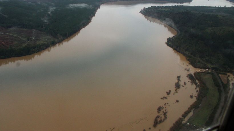 El caudal del río Bío Bío aumentó un 151% tras el último sistema ...