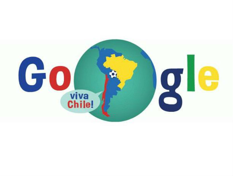 El doodle de Google dedicado al partido de Chile y Brasil