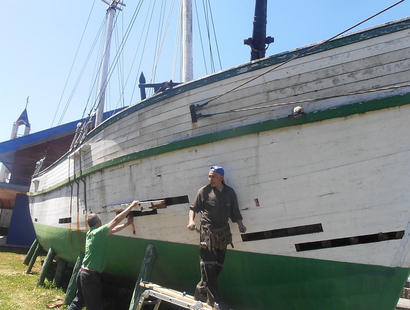 La replica de la Goleta Ancud mejorará su imagen gracias a una serie de ...