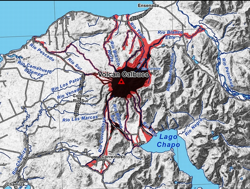 Sernageomin declaró en alerta Naranja al volcán Calbuco