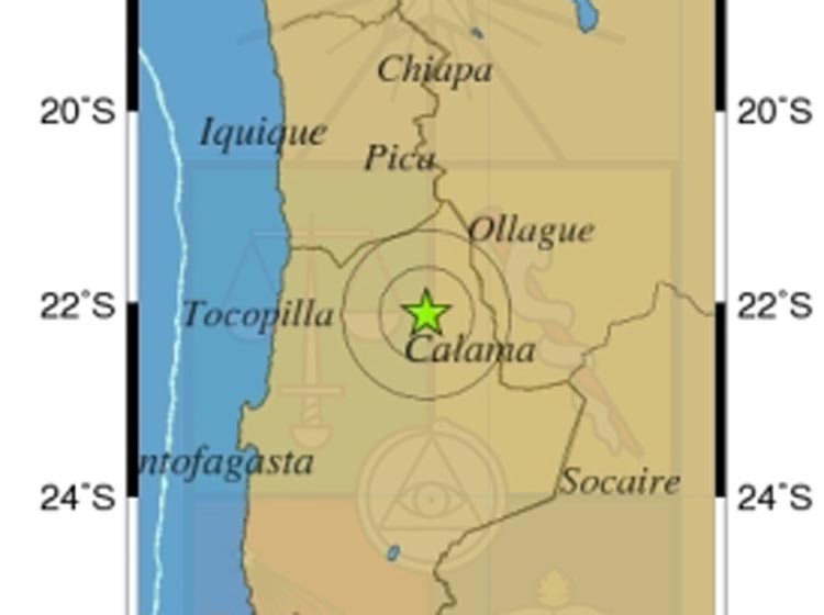 Un nuevo sismo se sintió en la madrugada en Calama