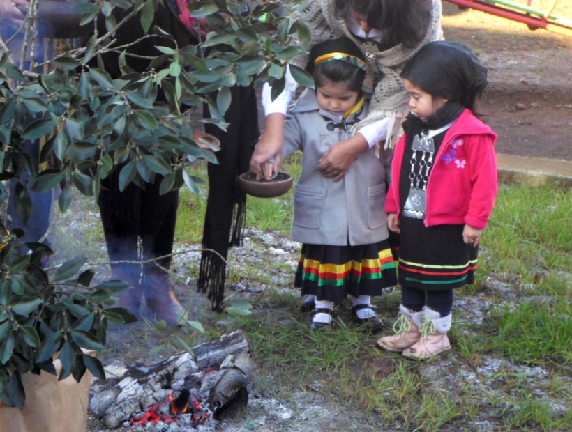 Jardines infantiles de Los Lagos también celebraron el Año Nuevo Mapuche