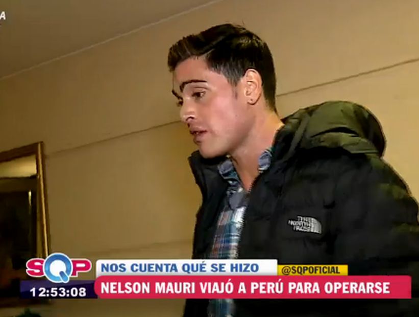 Nelson Mauri viajó a Perú para arreglarse una cirugía plástica mal hecha