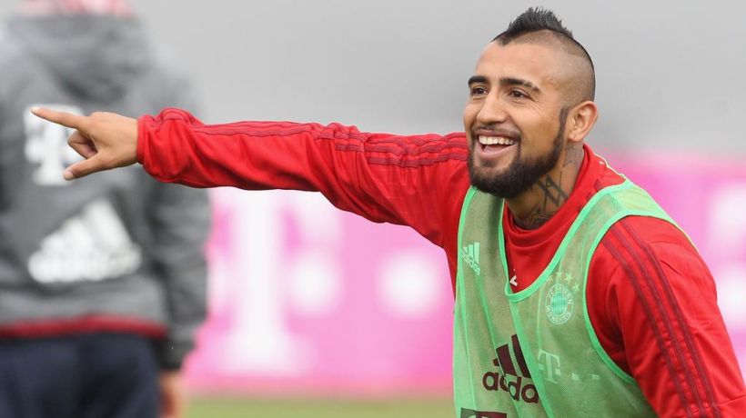 Vidal entrenó por última vez pensando en el debut de la Champions