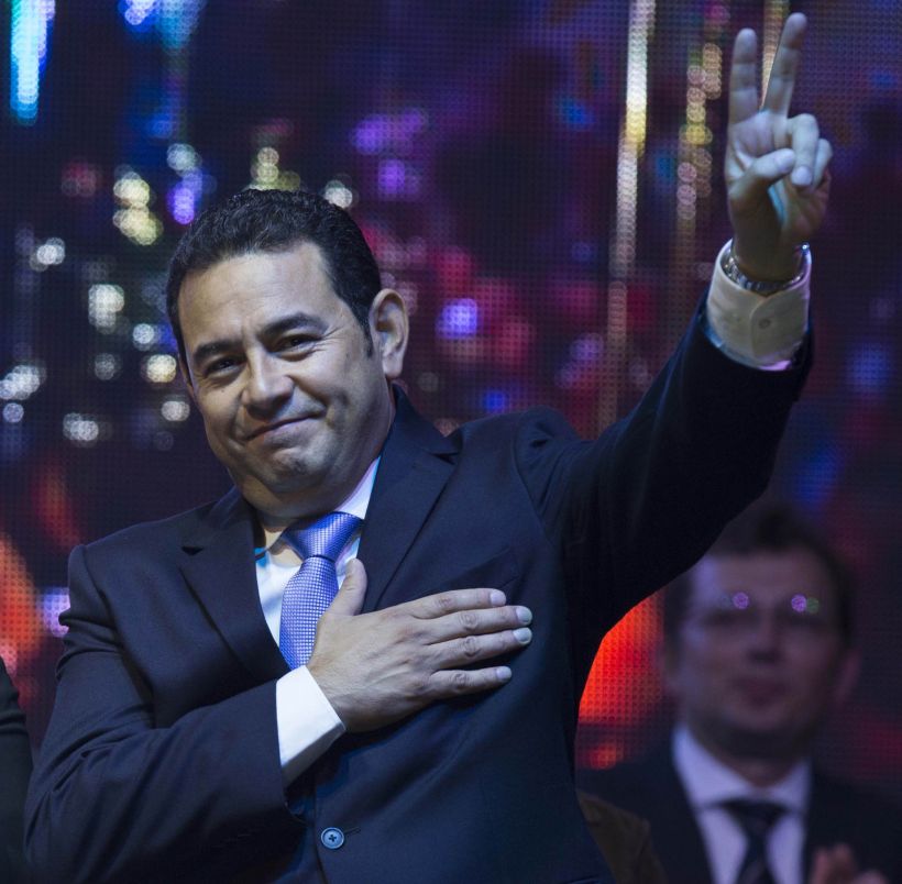 Jimmy Morales, de comediante de TV a la presidencia de Guatemala