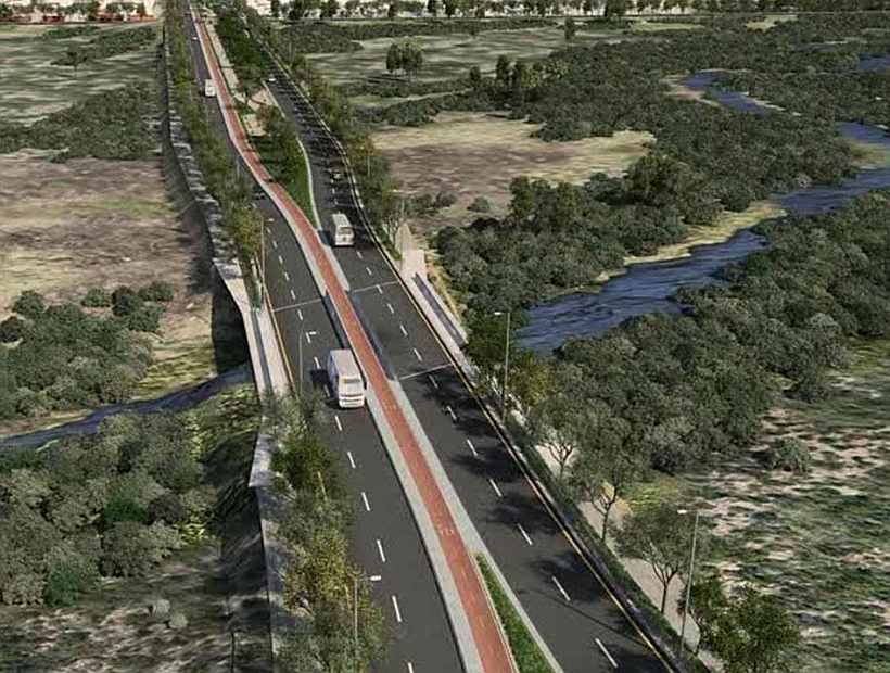 Alerce: iniciaron la construcción de dos puentes en el río Negro ...