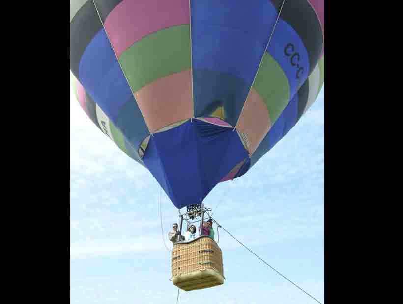 En Olmué puede volar en globo o planeador desde $26 mil