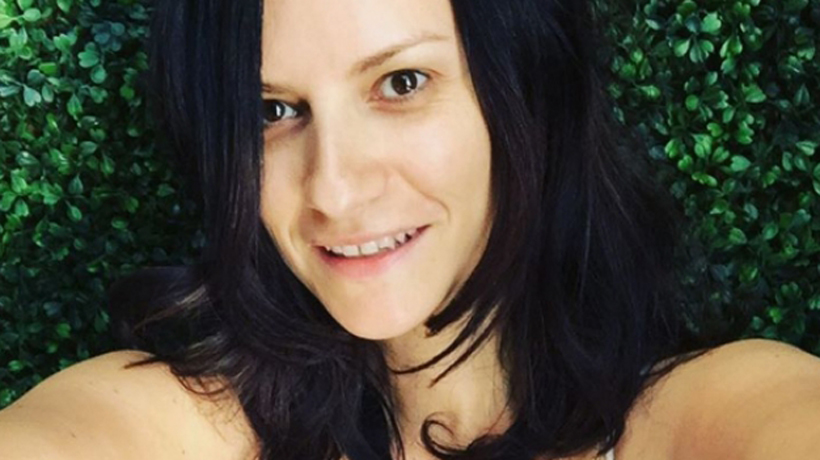 Laura Pausini posó sin maquillaje en Instagram
