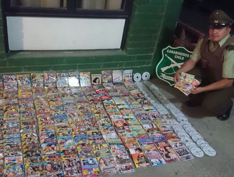 Lo detuvieron vendiendo más de 700 discos piratas en plena Ruta 5 Norte ...
