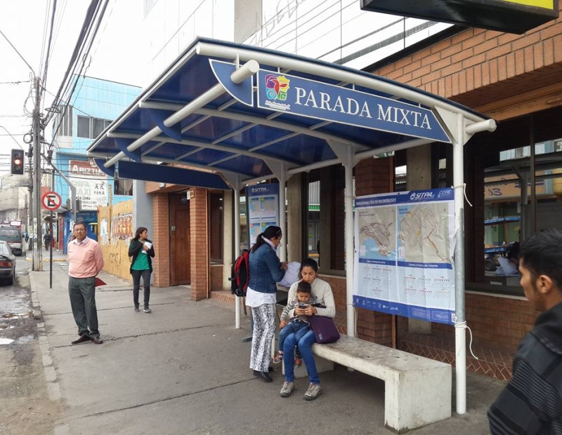 Nuevos paraderos en Arica informan los recorridos de las micros ...