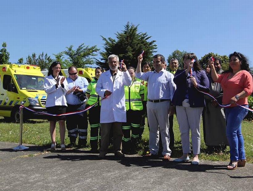 Nuevas ambulancias duplican capacidad de respuesta del Samu Puerto Montt