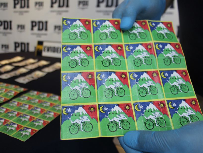 Incautaron 1.900 dosis de LSD en Arica