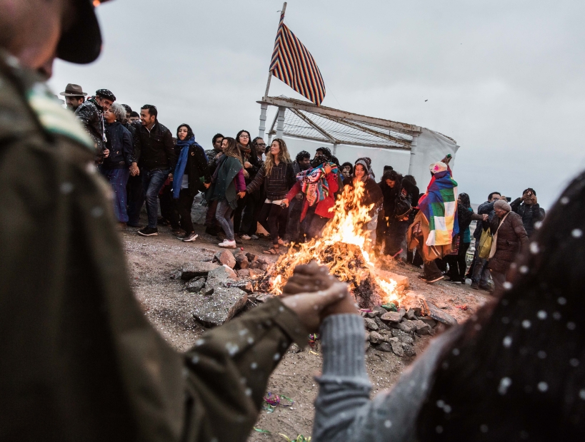 Con los primeros rayos del sol se dio la bienvenida a un nuevo año en ...