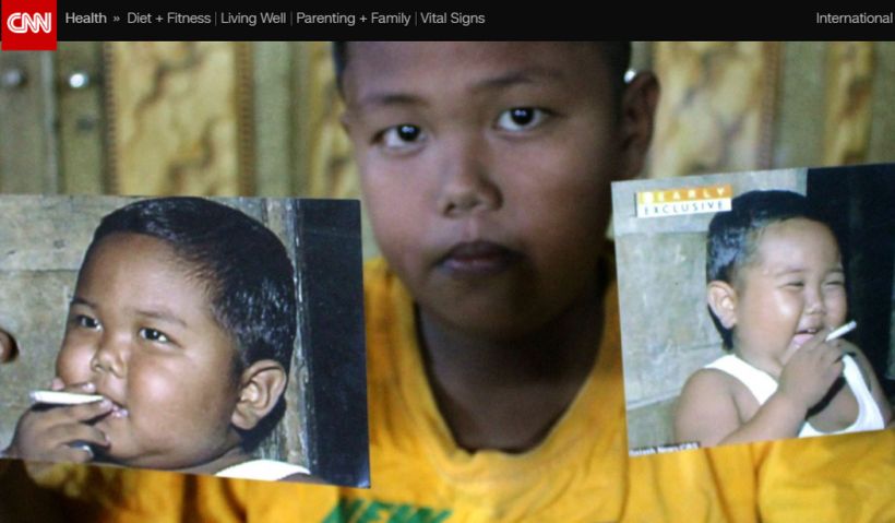 El niño que fumaba en Indonesia venció su adicción al cigarrillo: "Mi ...