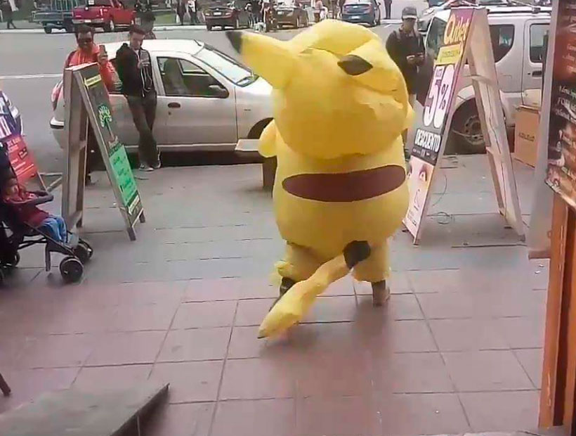 Pikachu porteño sorprende con este agitado baile en Viña del Mar y ...