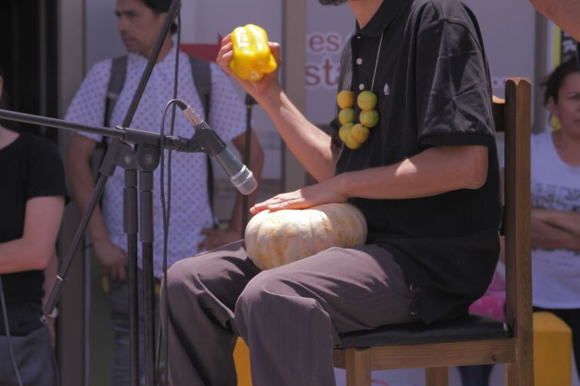 [VIDEOS] Orquesta Vegetal: tocaron villancicos usando verduras en La Vega