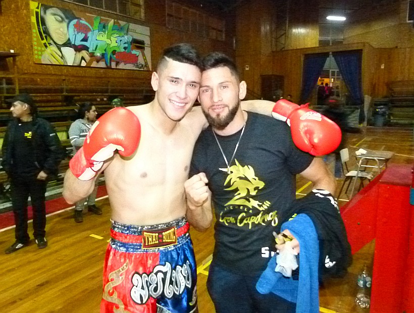 Matías Águila debutó con triunfo en el kickboxing profesional