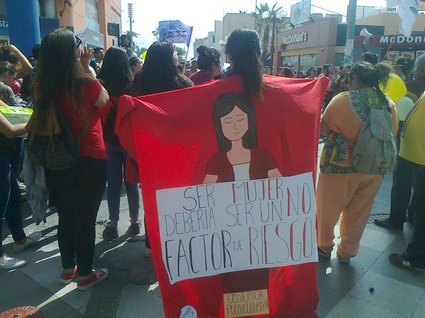 [VIDEO] Marcha feminista en Arica piden terminar con la sociedad machista