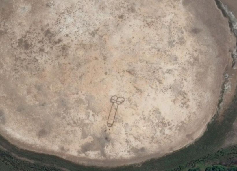 Google Maps: dibujan un pene tan grande en Australia que logra verse ...