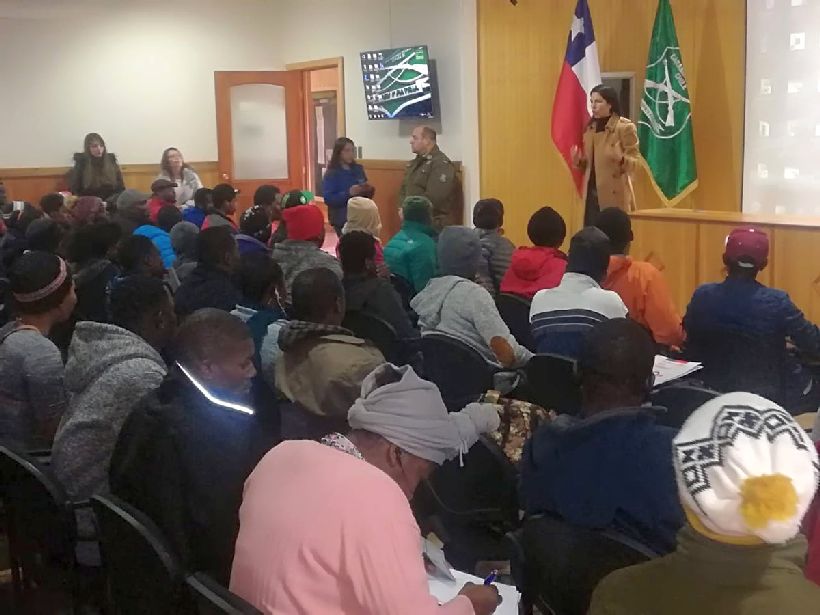 Realizaron capacitación de derechos y deberes a la comunidad haitiana ...