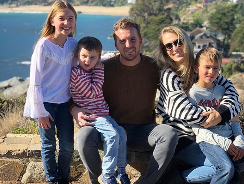 Virginia Demaria dio a luz a su cuarto hijo