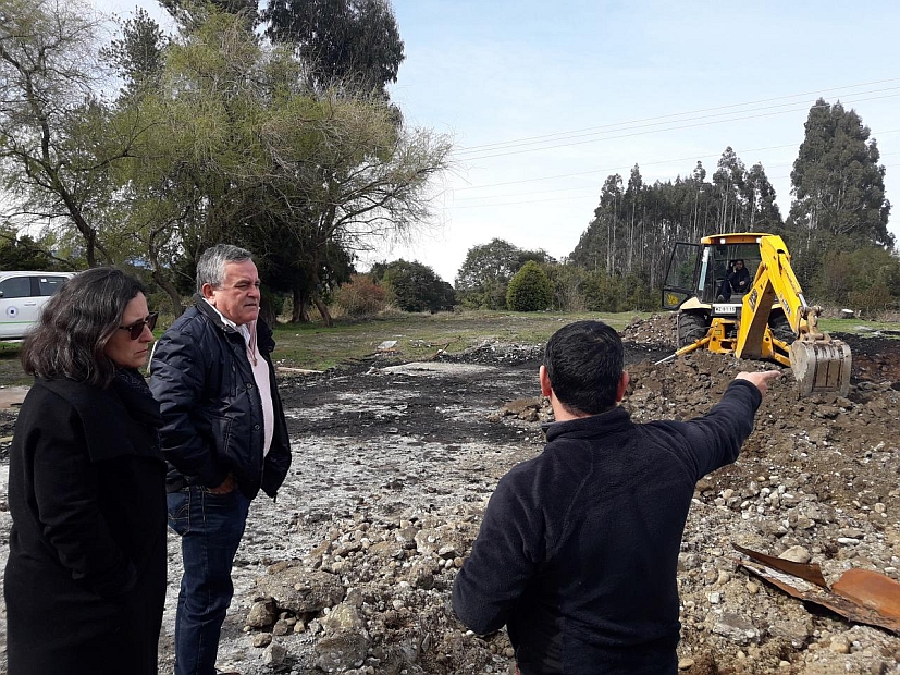 Fiscalizan avance de obras en la escuelas de Los Riscos y Colonia Tres ...