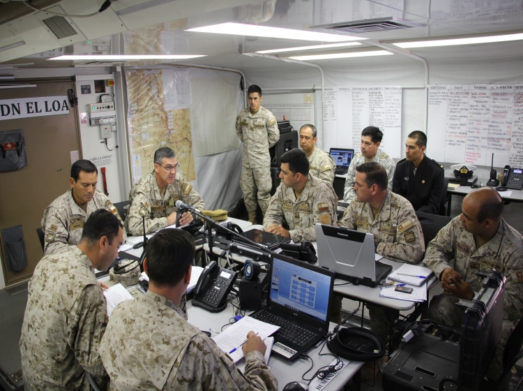 Así funciona el Puesto de Mando militar en la Provincia de El Loa ...