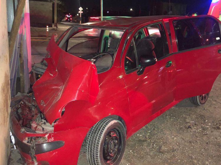 Choque de alto impacto se registró esta madrugada en Calama