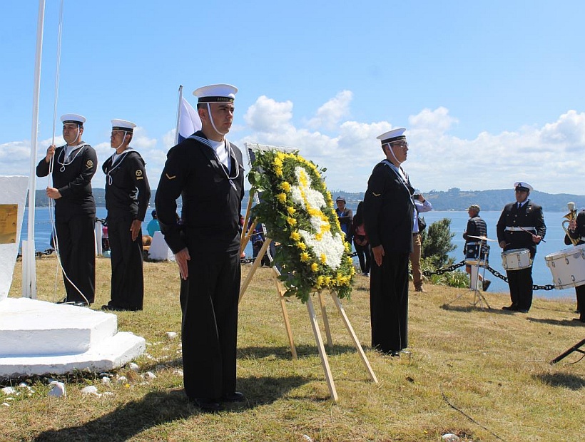 En Calbuco celebraron los 154 años del Combate Naval de Abtao