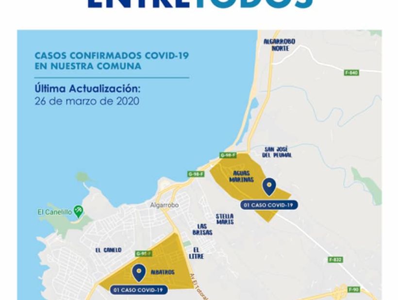 Municipio difundió mapa con la ubicación de los sectores donde vivirían ...