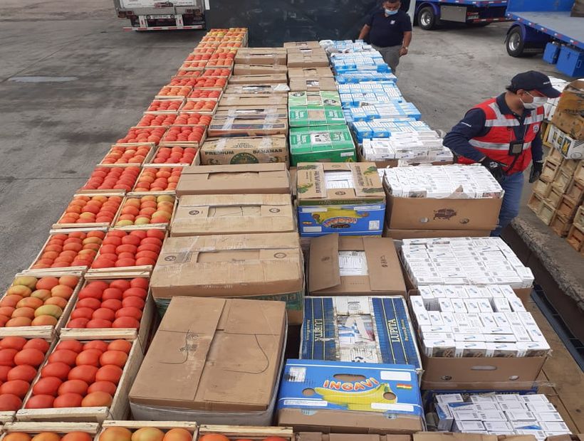 Incautan más de 69 mil cajetillas de cigarrillos ocultas en camión en la Avanzada de Quillagua ...