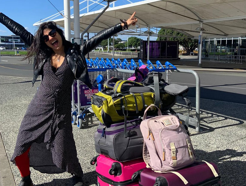 Así vivió el encierro de lujo “Daniela Voy y Vuelvo” en Australia