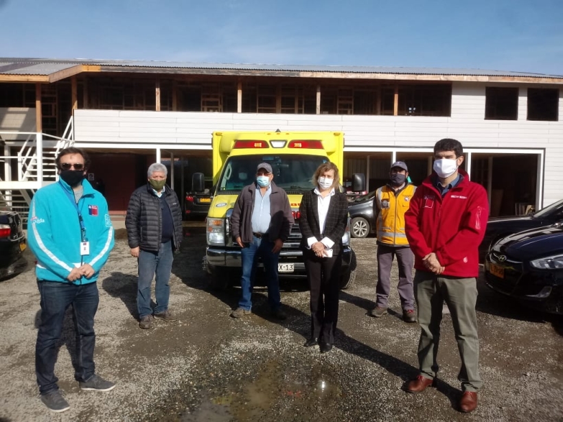 Senda dispuso de móvil para vacunar a choferes de colectivos en Valdivia