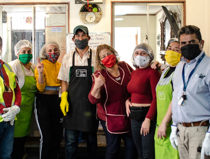 TPS entregó ayuda solidaria a Comedor 421 de La Matriz