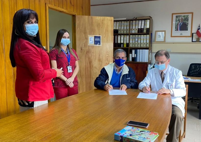 Rotary Club AInil y Hospítal Base firmaron convenio de cooperación