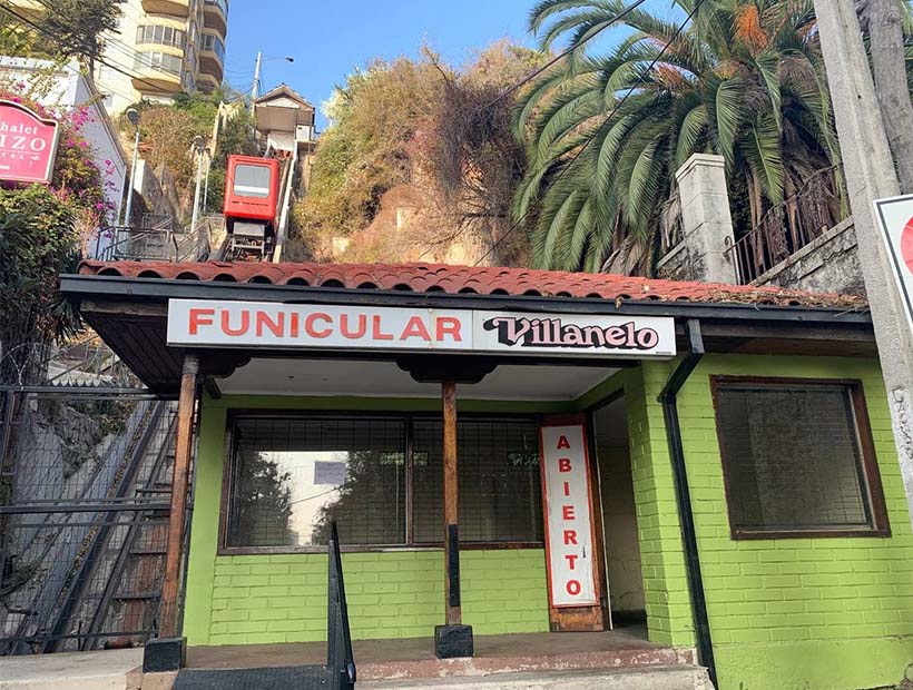 Funicular Villanelo de Viña del Mar reinicia sus funciones
