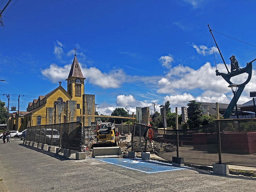 Remodelación de la plaza de Calbuco contempla aumento de áreas verdes