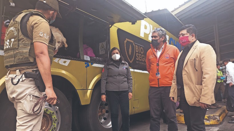 Realizan fiscalización al transporte por fin de semana santo en Antofagasta