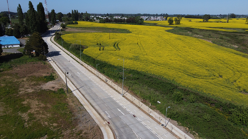 Inauguran proyecto de acceso norte en comuna de San Pablo