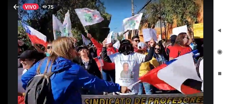 Paro Comunal en Calama congrega a la ciudadanía
